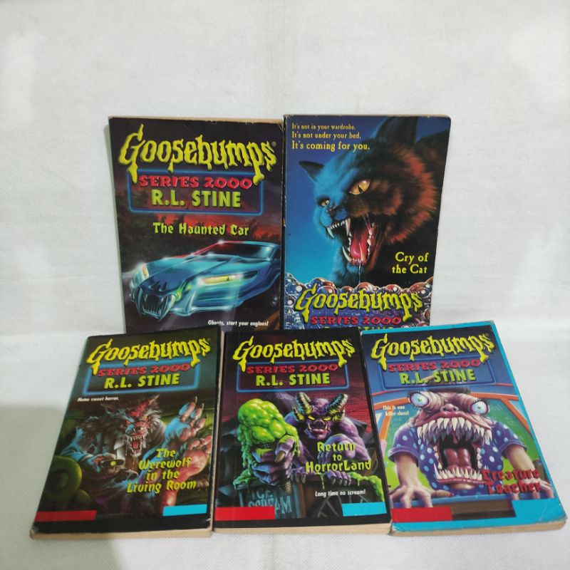 Jual goosebumps R.L.Stine series 2000 - the haunted car, cry of the cat ...