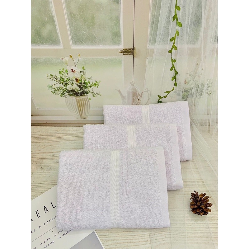 Jual Handuk Mandi Dewasa Anak Putih Polos merk Mutia Handuk Hotel ...