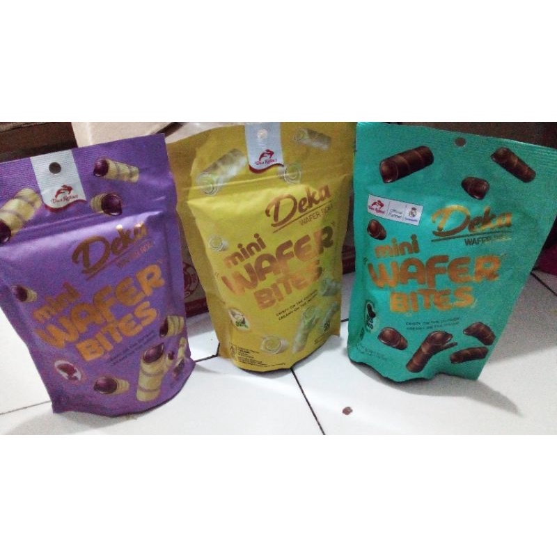 Jual deka mini wafer bites 80gram | Shopee Indonesia