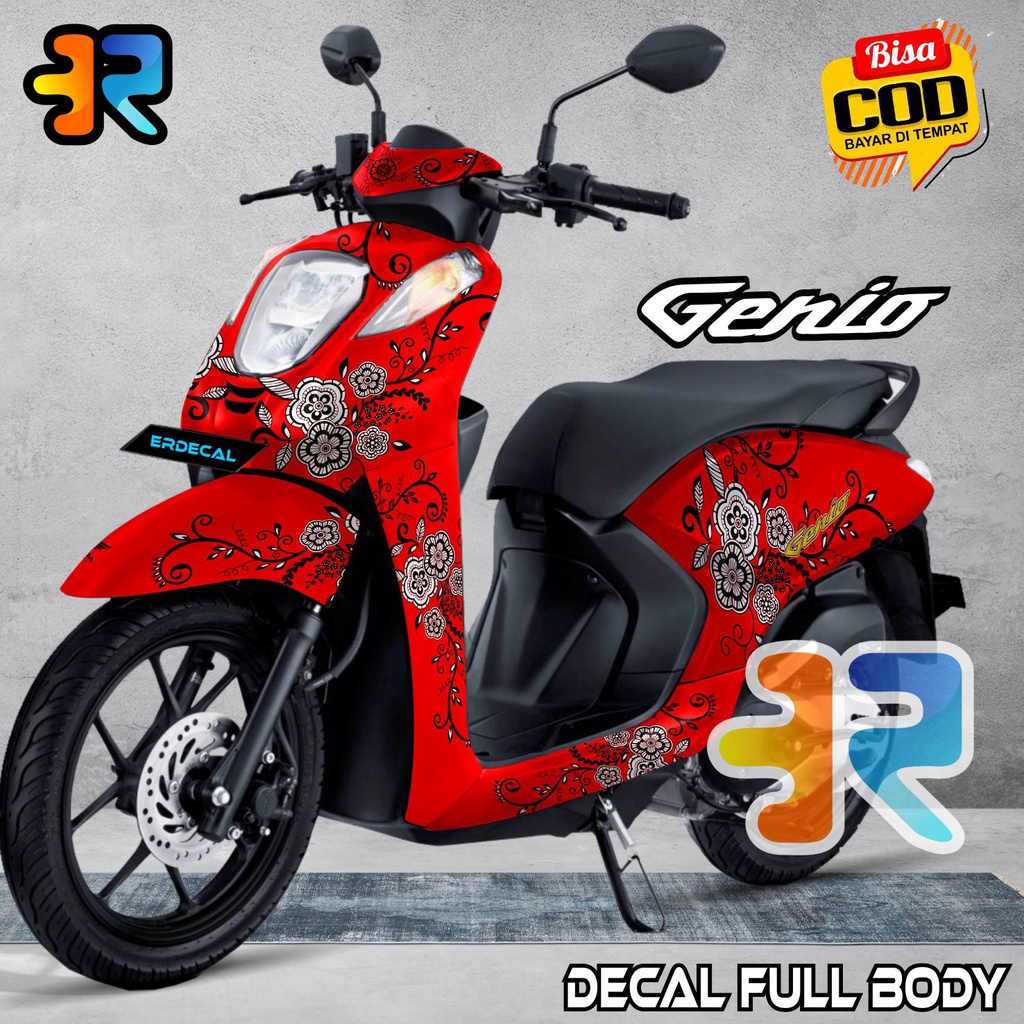 Jual Decal Motor Genio Desain Batik Sticker Decal Full Body | Shopee ...
