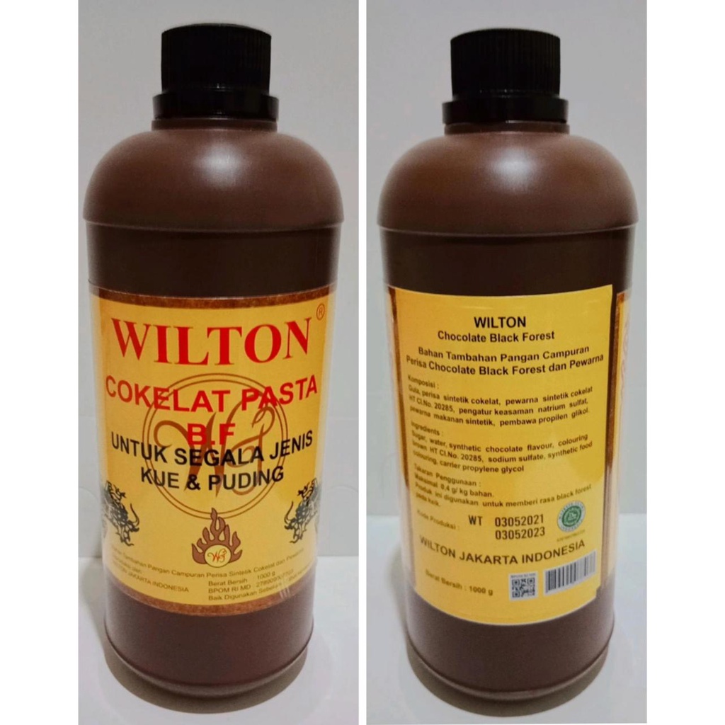 Jual Wilton Coklat Pasta Black Forest 1kg | Shopee Indonesia