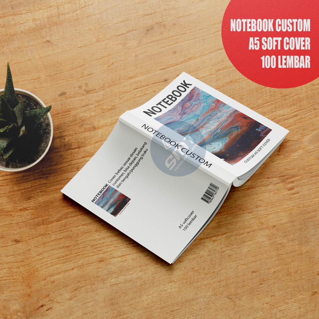 Jual Notebook custom | buku catatan | softcover isi 100 lembar | Shopee ...