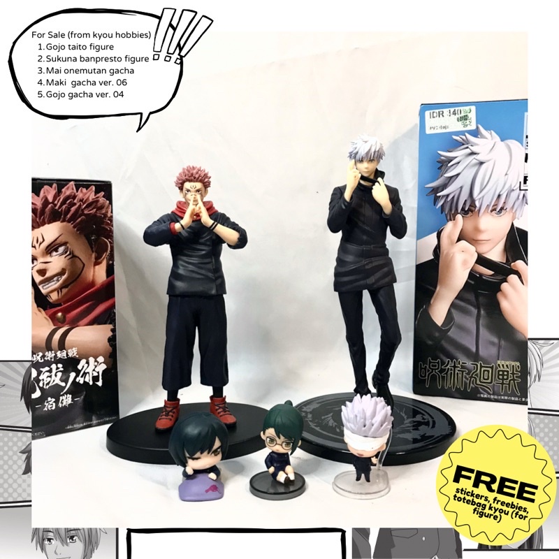 Jual Action figure dan gacha jujutsu kaisen (gojo satoru taito, sukuna ...
