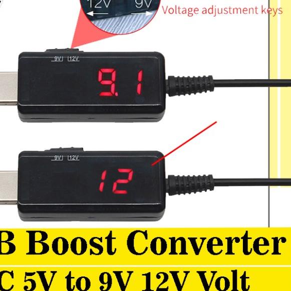 Jual USB 5V TO 9V 12V 2A BOOST CONVERTER DC LED DISPLAY VOLT STEP UP ...