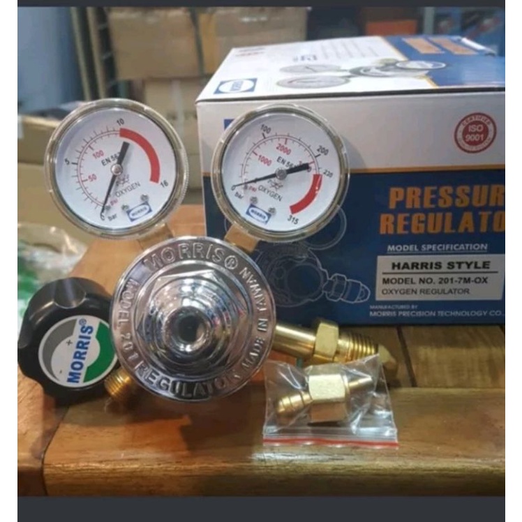 Jual regulator oxygen 201-7m-ox -pressure regulatoroksigen morris | Shopee Indonesia