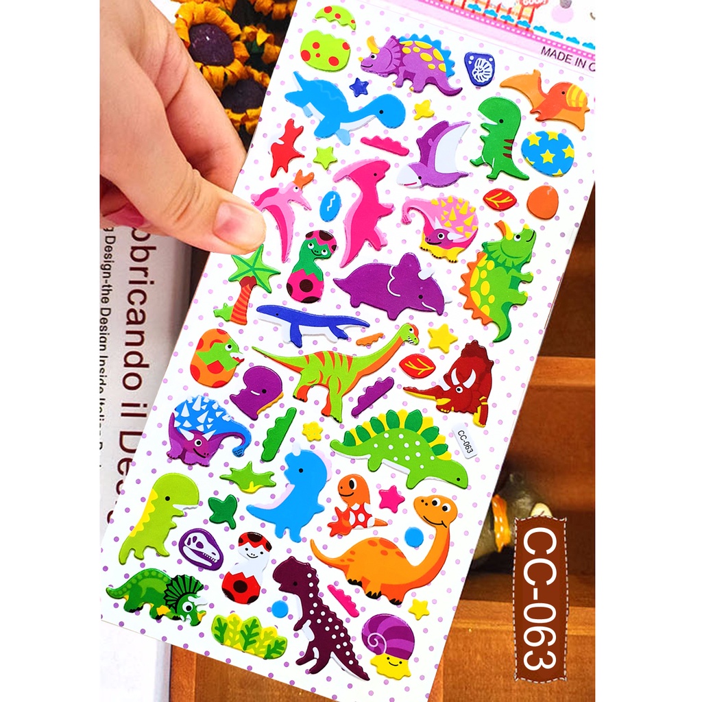 Jual ED79 STICKER 3D STIKER ANAK TIMBUL PREMIUM, PUFFY STICKER MURAH ...