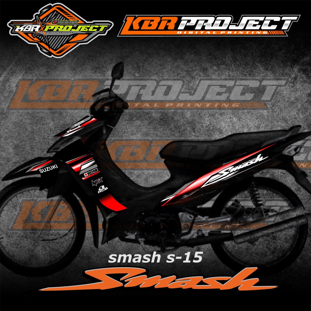 Jual (cod) Stiker Road Race Striping smash - Stiker Variasi List Motor ...