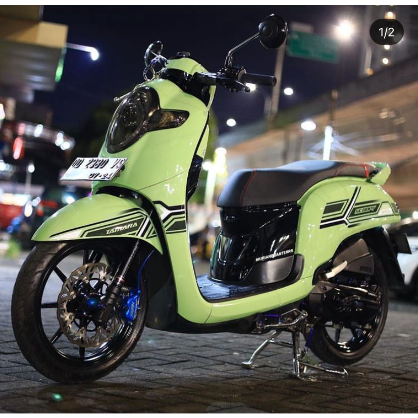 Jual STRIPING TRANSPARAN SCOOPY DONAT 2018-2020 SIMPEL DESIGN | Shopee ...