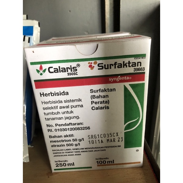 Jual Calaris 250 ml (herbisida selektif pada tanaman jagung) | Shopee ...