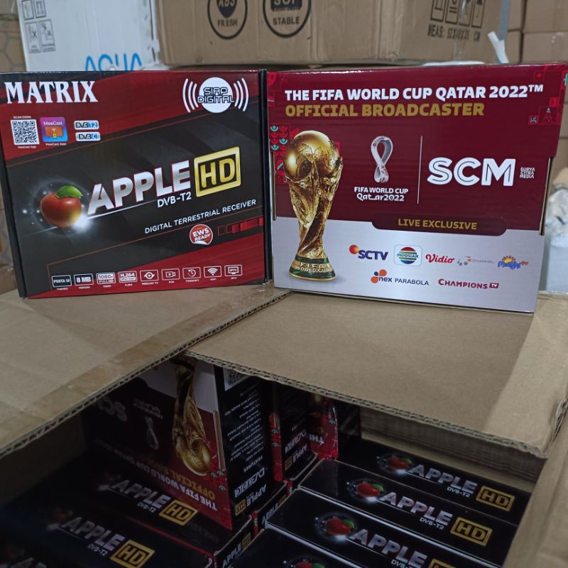 Jual Set Top Box TV Digital Matrix Apple HD DVB T2 bisa Youtube / STB ...
