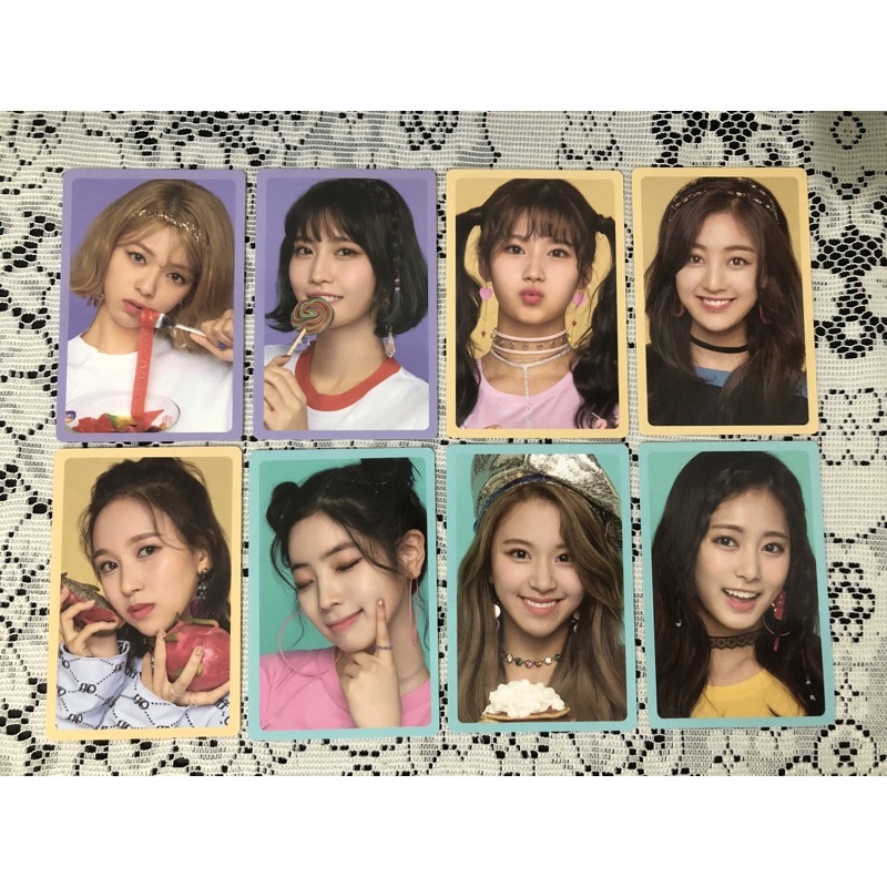 Jual Twice Official PC/Photocard Pre-order Benefit POB Set What is Love | Shopee Indonesia