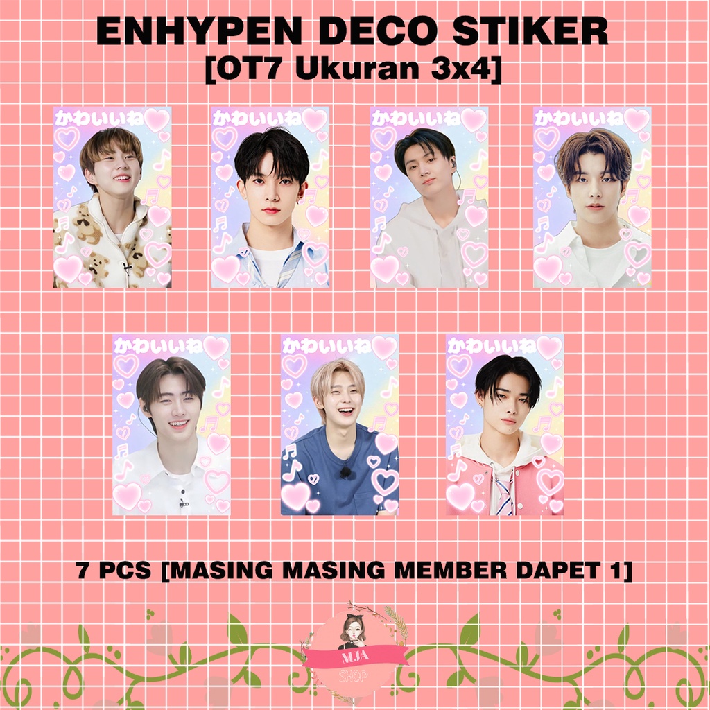 Jual KPOP DECO STIKER ENHYPEN | DECO STIKER | ENHYPEN STIKER | ENHYPEN DECO STIKER | ENHYPEN ...