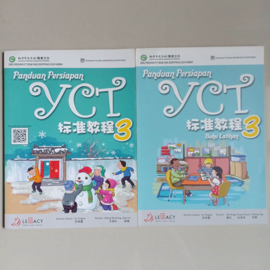 Jual Buku YCT 3 Buku Fisik YCT 3 (Harga termasuk 2 Buku yaitu Textbook ...