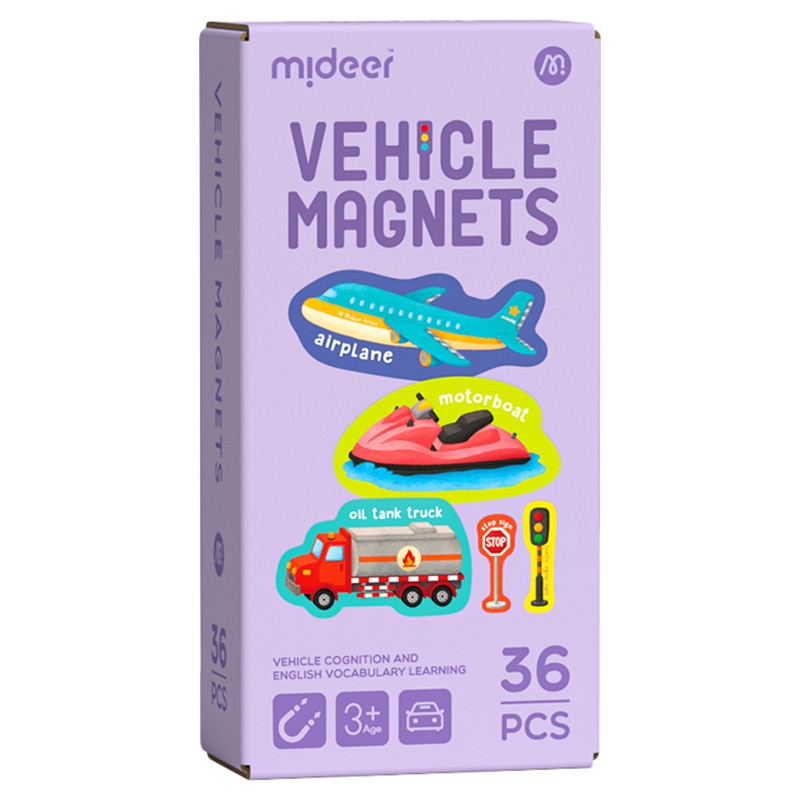Jual Mideer Transportation Magnets Mainan Edukasi Anak - Magnet Tempel ...