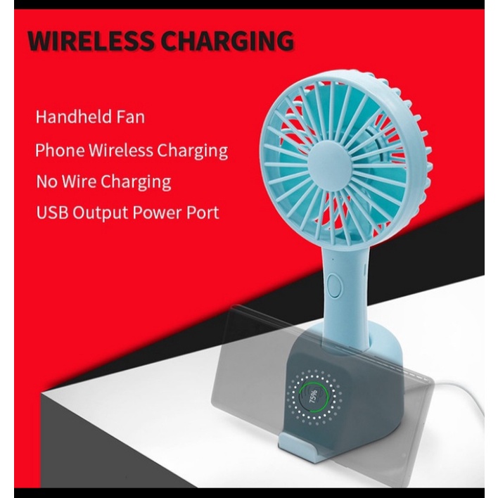 Jual KIPAS ANGIN MINI GENGGAM PORTABLE BISA DI CAS / MINI FAN PORTABLE ...