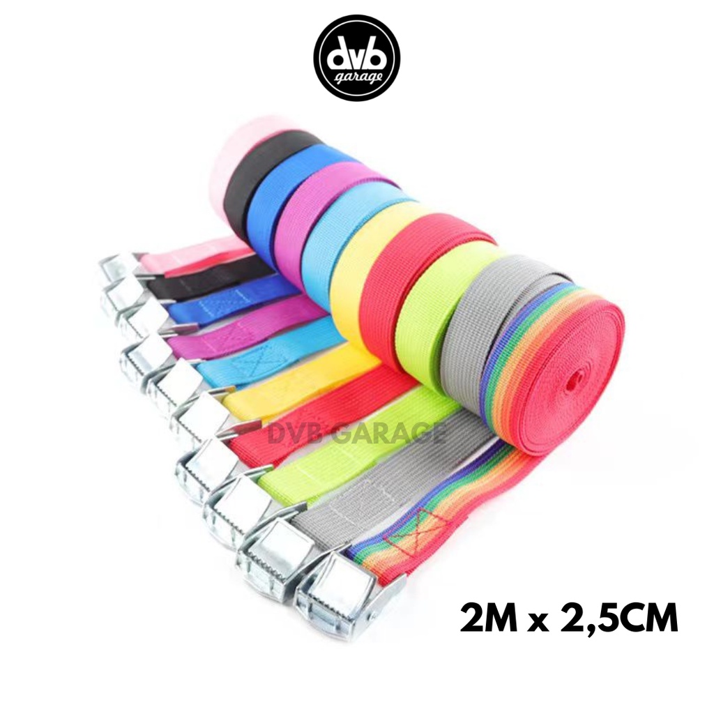 Jual TALI STRAP PENGIKAT BARANG MOBIL MOTOR KOPER BUCKLE BESI | Shopee ...