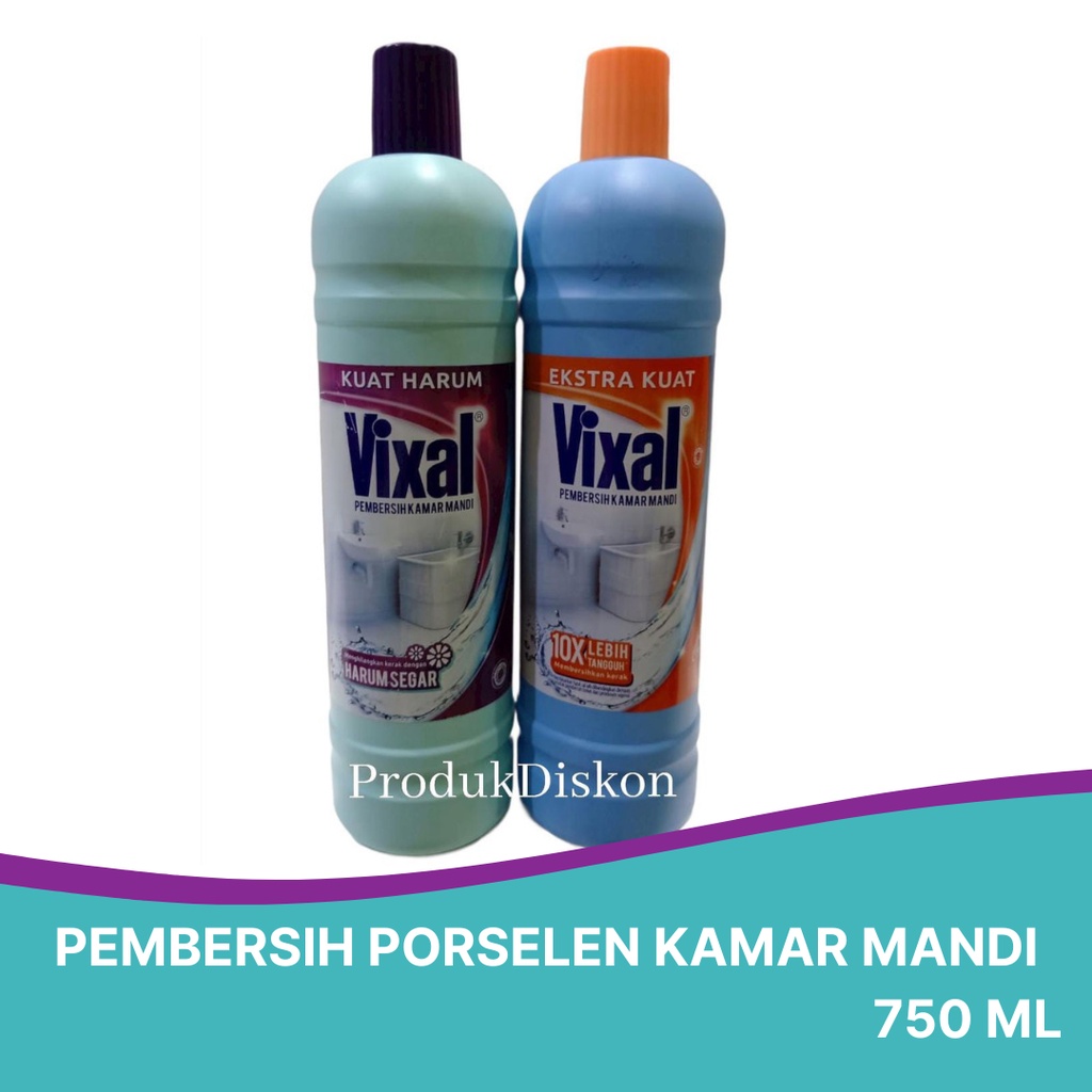 Jual VIXAL Pembersih Porselen Kamar Mandi Botol 750ML | Shopee Indonesia