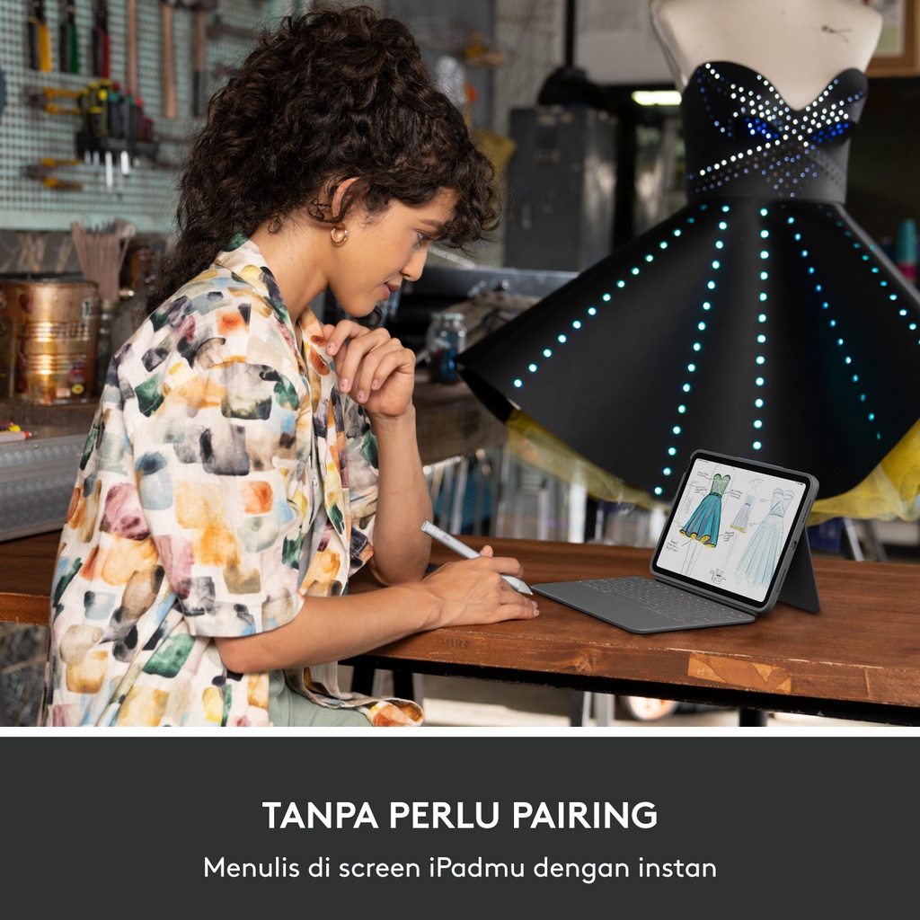 Jual Logitech Crayon Stylus Pen Digital for Apple iPad (with USB-C Port ...