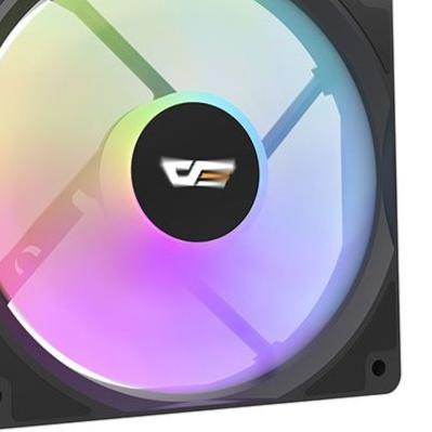 Jual DARKFLASH CL12 BLACK RAINBOW LED SINGLE PACK 120MM CASE FAN CASING ...