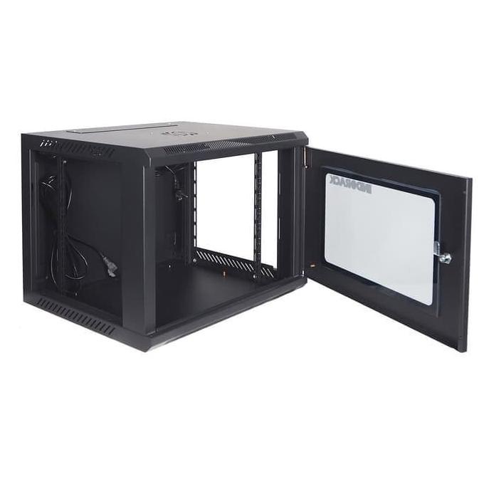 Jual Wallmount Rack 4U Depth 500Mm Single Door Wr5004S Rack 4U Indorack ...