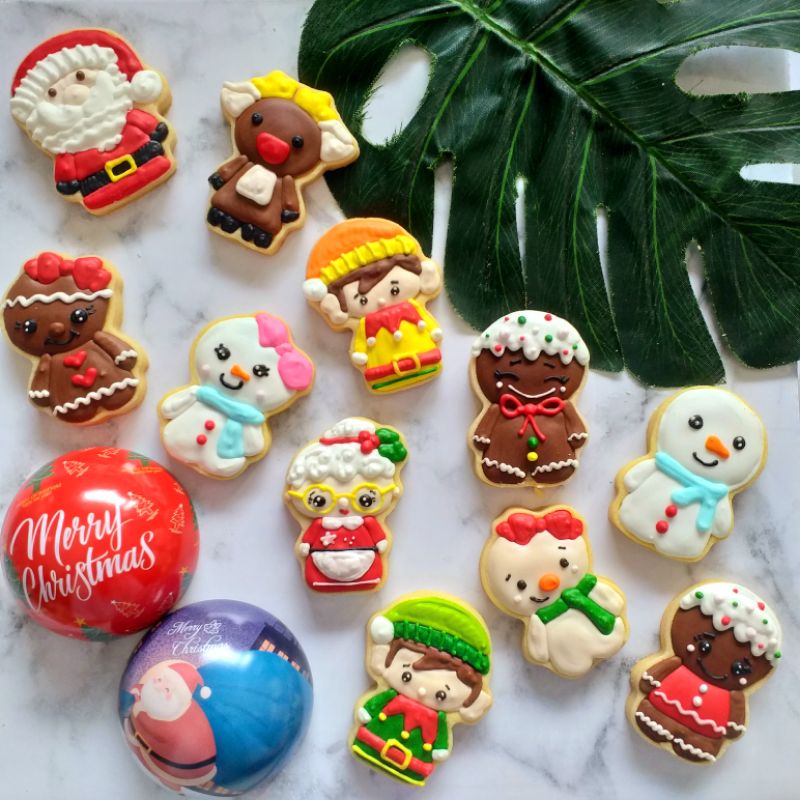 Jual Cookies Natal ukuran 6cm & 7cm - Christmas cookies -Kukis Natal ...