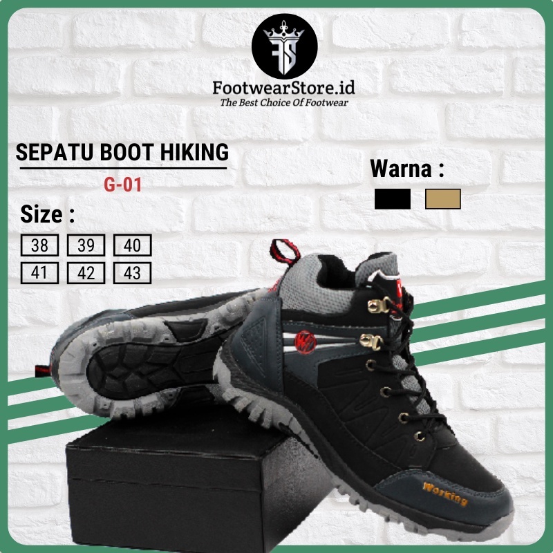 Jual Sepatu Boots Boot Hiking Pria Spatu Gunung Outdoor Original Import ...