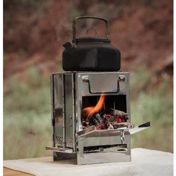 Jual BBQ Stove Kayu Bakar Kompor Api Portable Camping Firewood Stove ...