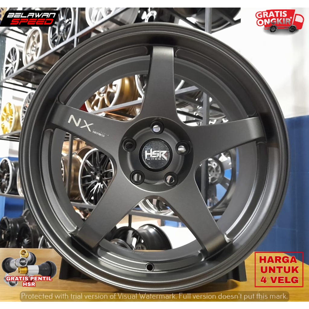 Jual VELG MOBIL RACING TIPE JDM RING 18 HSR KAILOLO PCD 5X114,3 UNTUK CAMRY ACCORD CIVIC TURBO ...