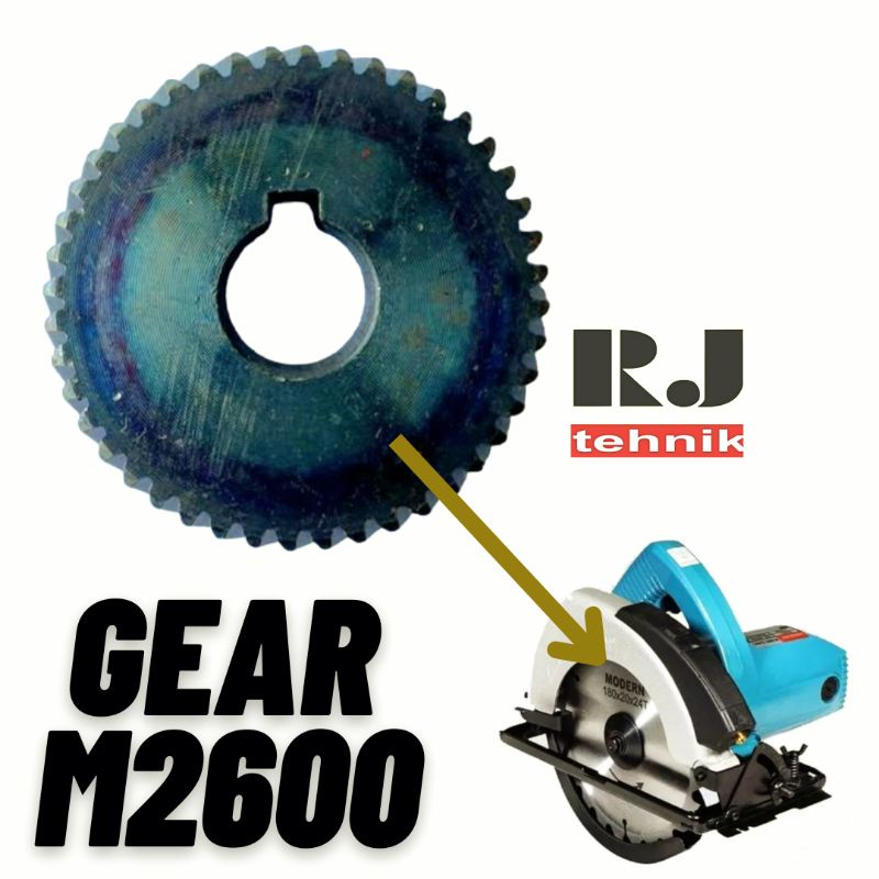 Jual M2600 Gear Gigi Nanas Circular Saw Gergaji Kayu Circle Gir Modern ...