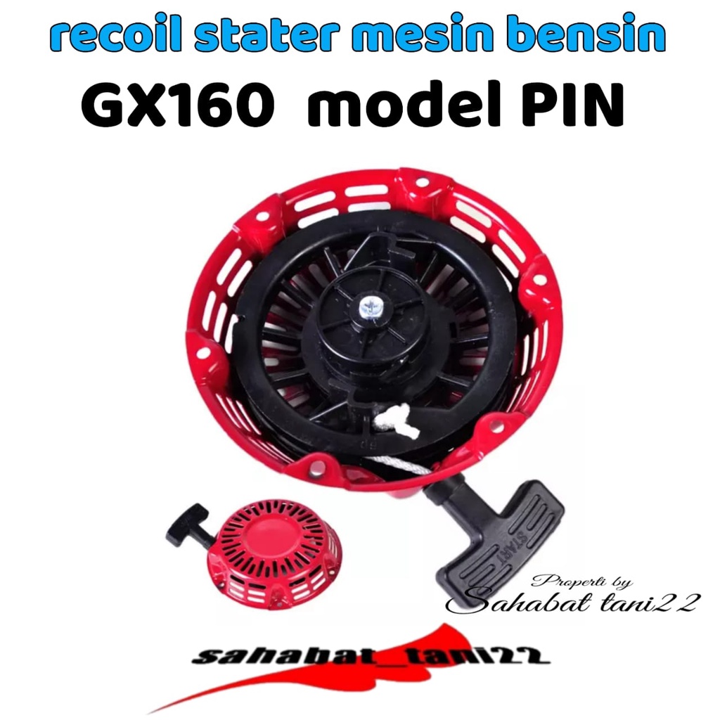 Jual Recoil stater starter GX160 recoil stater GX160 GX200 MODEL PIN | Shopee Indonesia