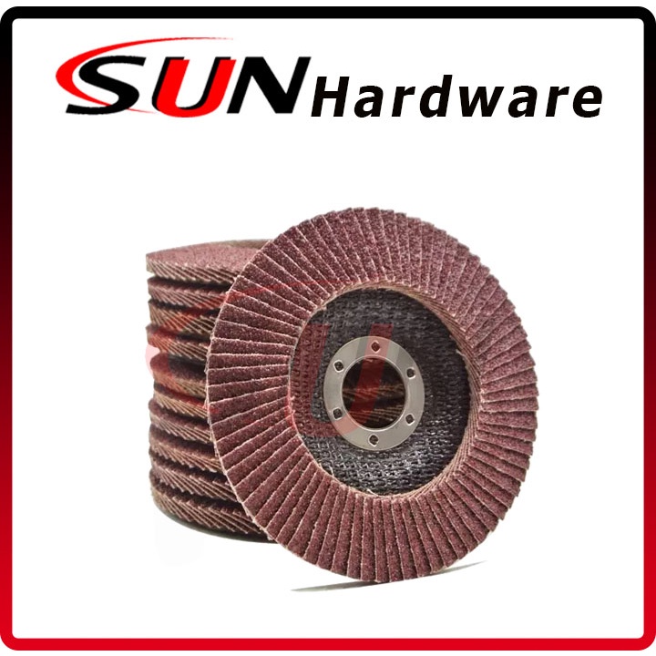 Jual Amplas Susun Gerinda 4 Inch Grid 80 100 120 150 180 240 400 Flap Disc Besi Stainless ...