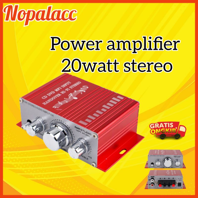Jual power amplifier stereo Lepy Hi-Fi Stereo Amplifier Mini Speaker 2 ...