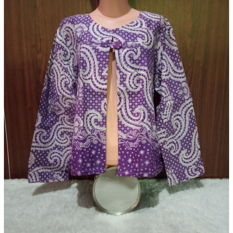 Jual Bolero Batik Wanita size Jumbo - outer batik - vest batik - rompi ...