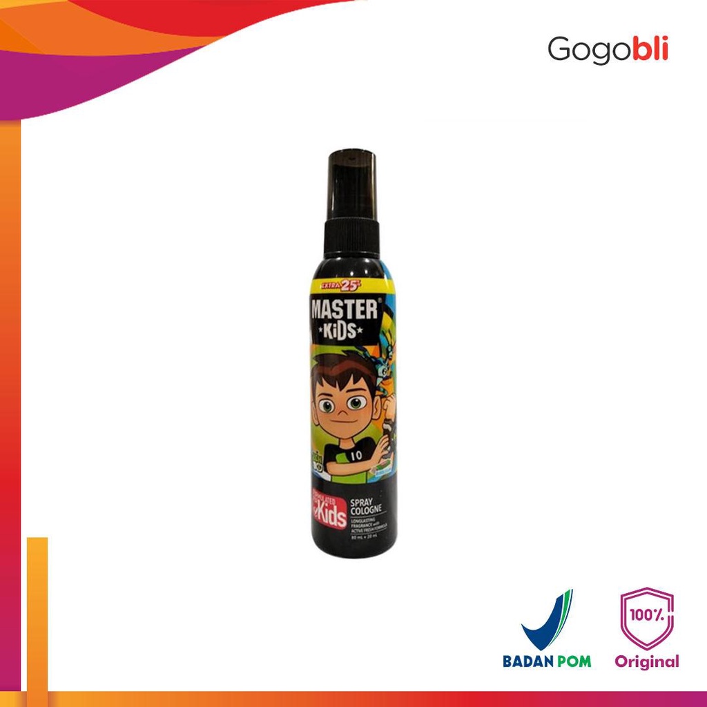 Jual Master Kids Spray Cologne Ben-10 100ml | Shopee Indonesia