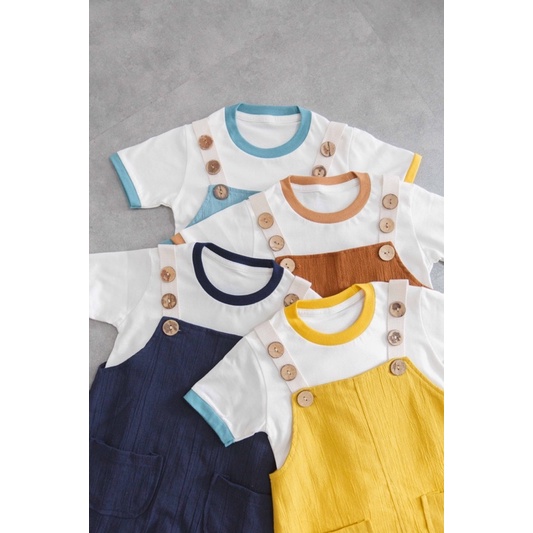 Jual Lilufee - Gale Set Overall Little Carra | Setelan Anak unisex ...