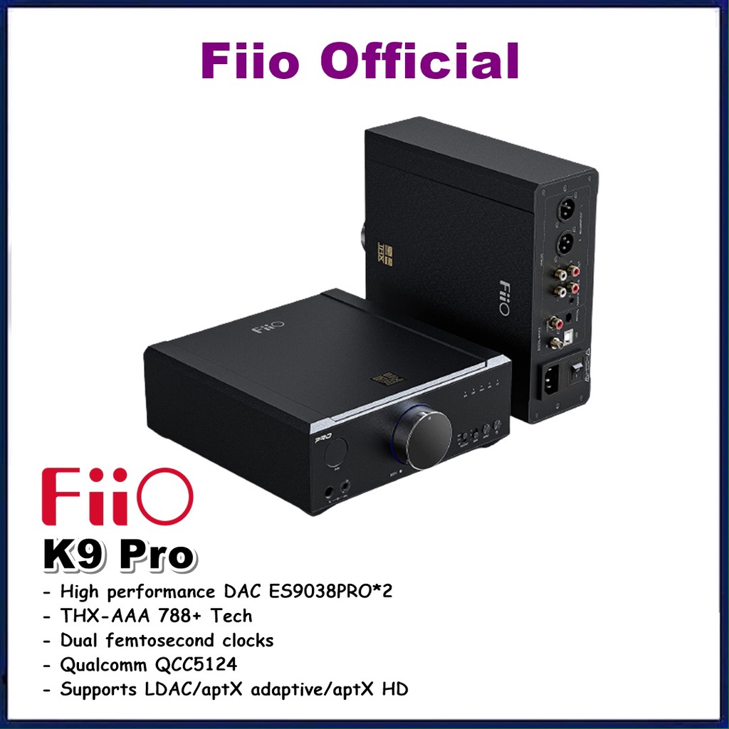 Jual Fiio K9 Pro K9Pro Flagship Desktop DAC and Amplifier | Shopee Indonesia