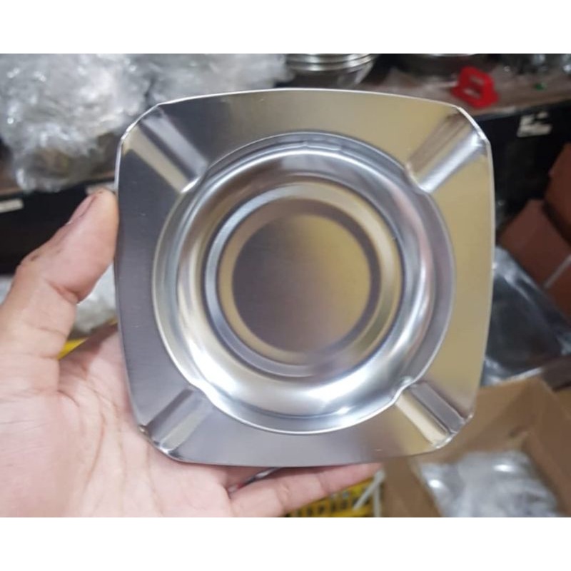 Jual Asbak persegi stainless Asbak rokok | Shopee Indonesia