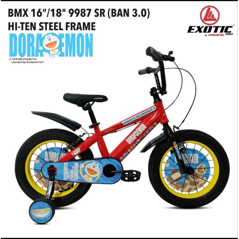 Jual Sepeda BMX Anak 9987 SR DORAEMON EXOTIC Ukuran 18 Inch | Shopee ...