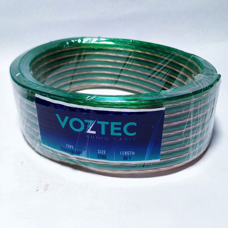 Jual KABEL TRANSPARAN 2X80 30 YARD ISI 2 JALUR HIGH QUALITY VOZTEC ...