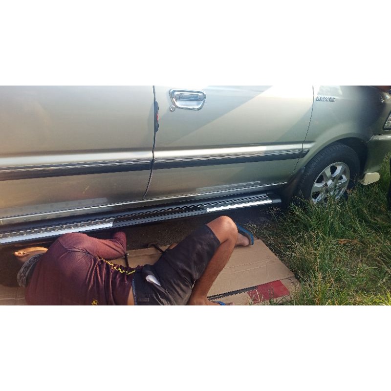 Jual foot step injakan samping mobil toyota kijang kapsul model bintik ...