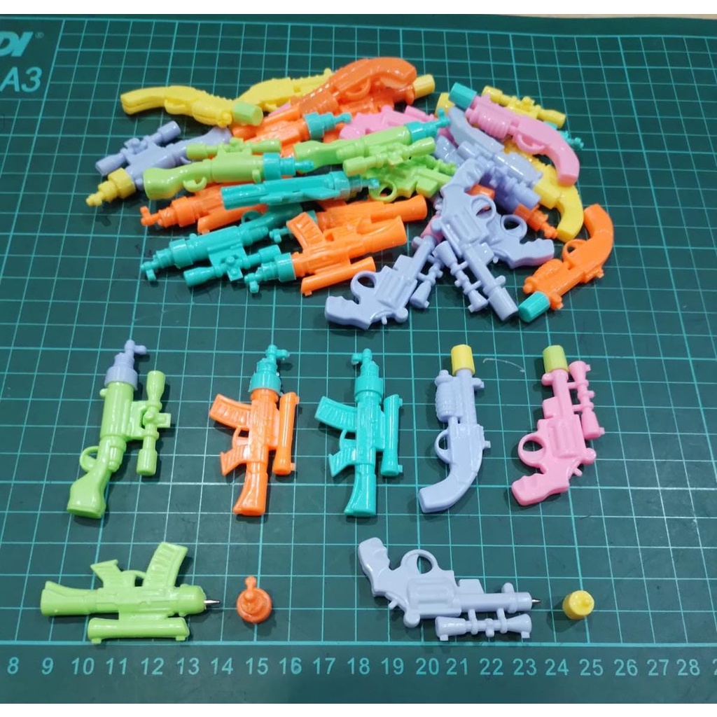 Jual PULPEN MODEL TEMBAKAN ISI 100 PCS - WARNA CAMPUR | Shopee Indonesia