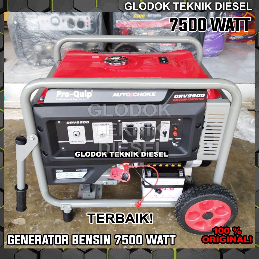 Jual Proquip Genset Generator Bensin 7500 7000 watt QRV 9900 QRV9900 ...