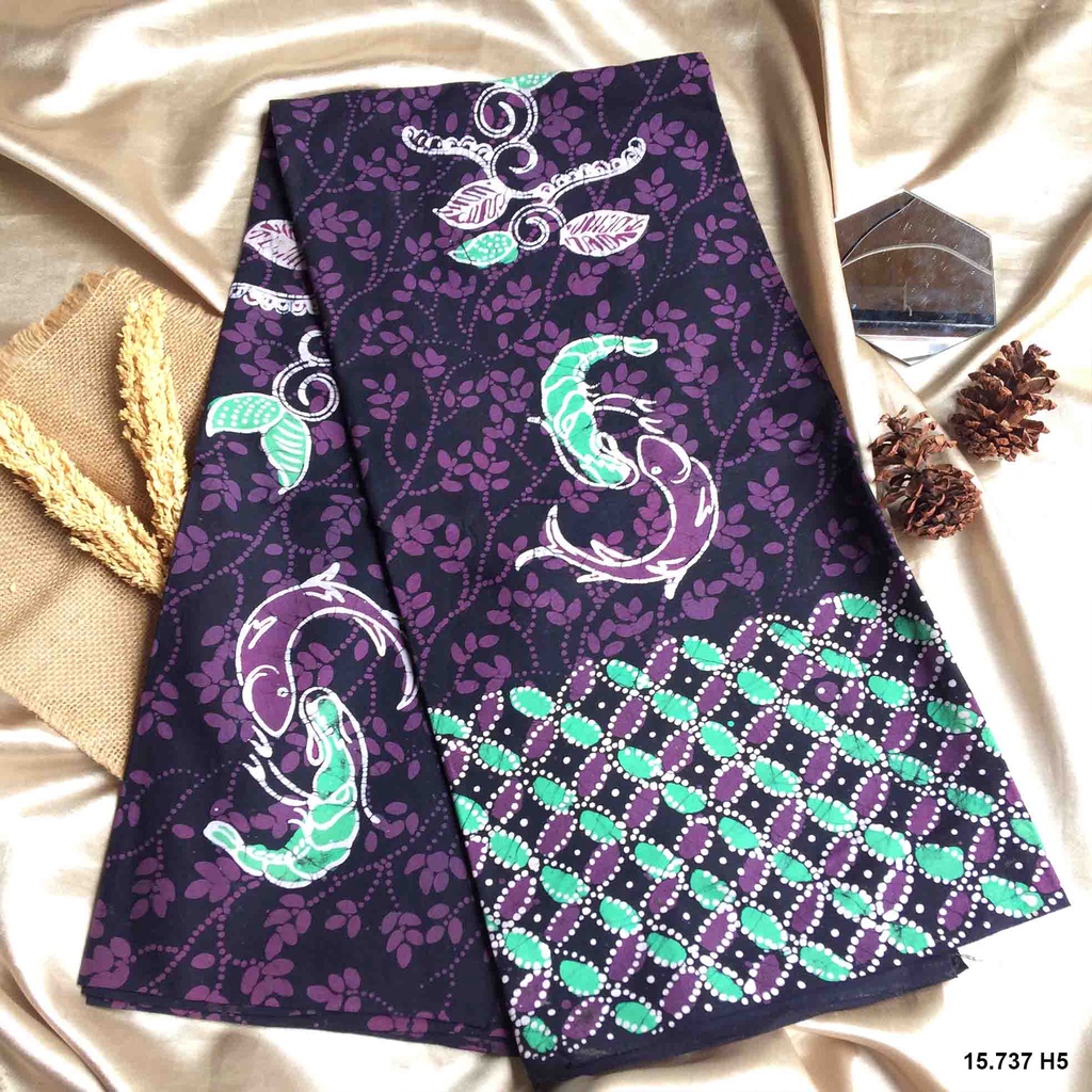 Jual Batik Tulis Asli Madura -Udang Bandeng -Warna Lebih Gelap -Stok ...