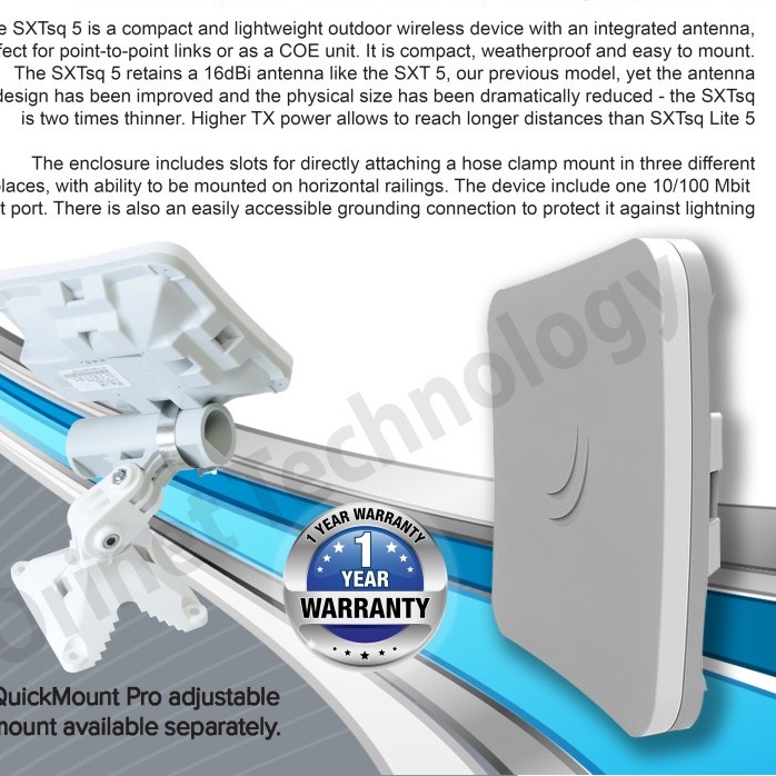 Jual Mikrotik SXTsq-5HPnd 5Ghz Embedded Wireless Client SXT Mimo Level ...