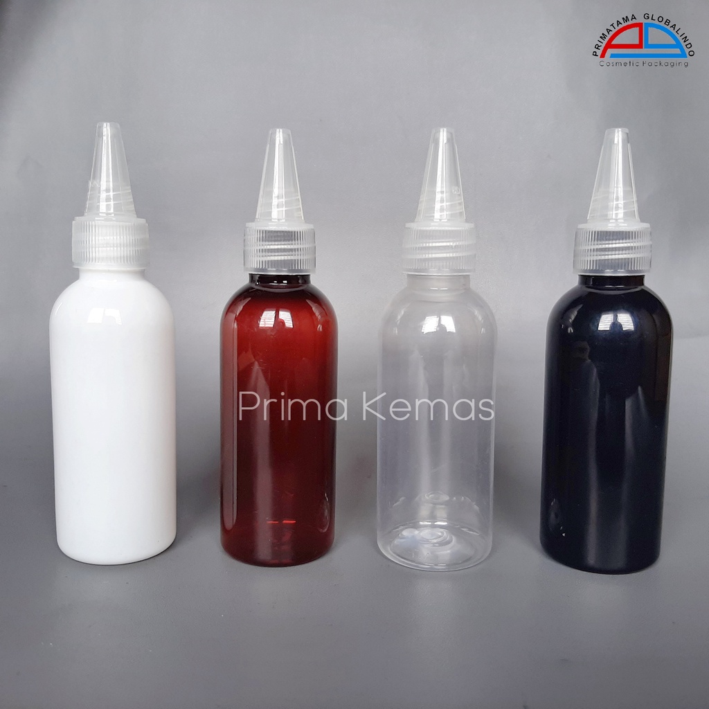 Jual Botol Kerucut 60 ml - botol hair tonic - botol tinta - botol ...