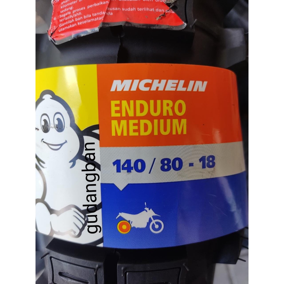 Jual (SPECIAL PROMO ) Michelin enduro medium 140 80 18 Ban luar motor ...