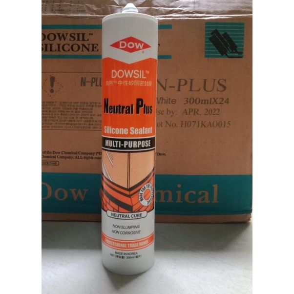 Jual DOWSIL NEUTRAL PLUS SILICONE SEALANT - WHITE 300ML | Shopee Indonesia