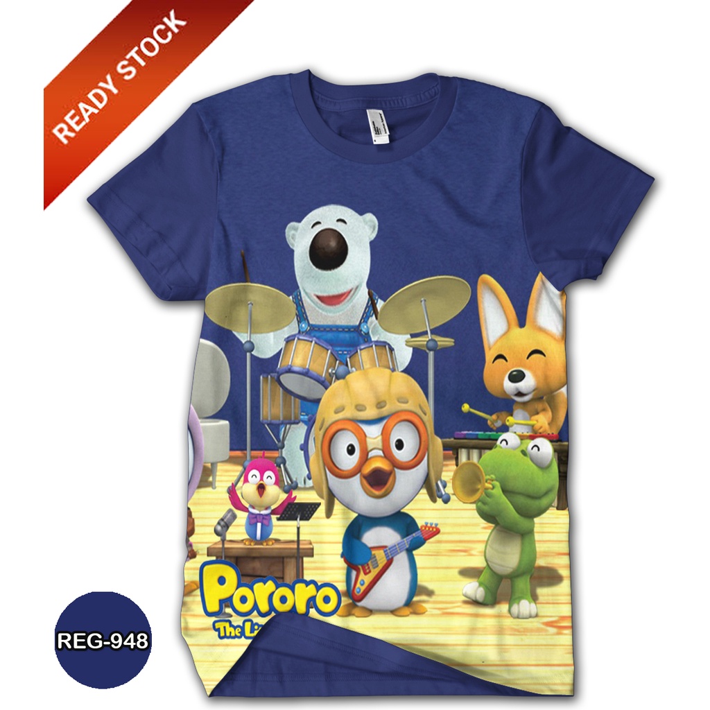 Jual Baju Pororo The Little Penguin Baju Anak dan Dewasa Pororo Series ...