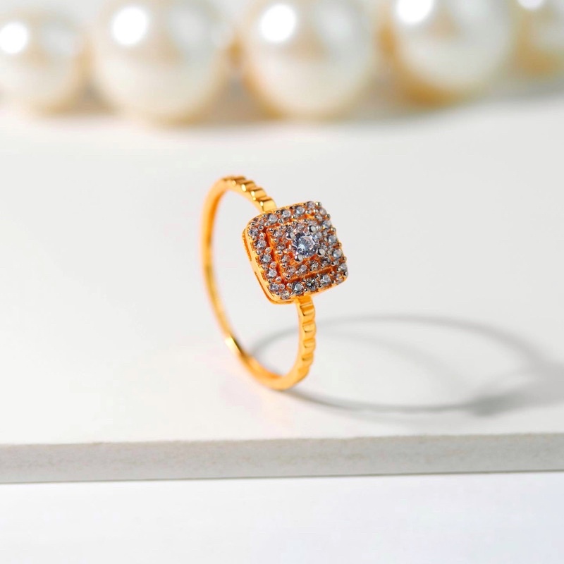 Jual Cincin Emas Kubus Full Mata Ring Gerigi - Toko Emas Gadjah ...