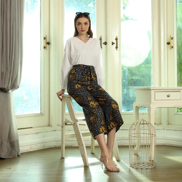 Jual Rodeo - Celana Wanita - Kendrin Batik Culotte | Shopee Indonesia